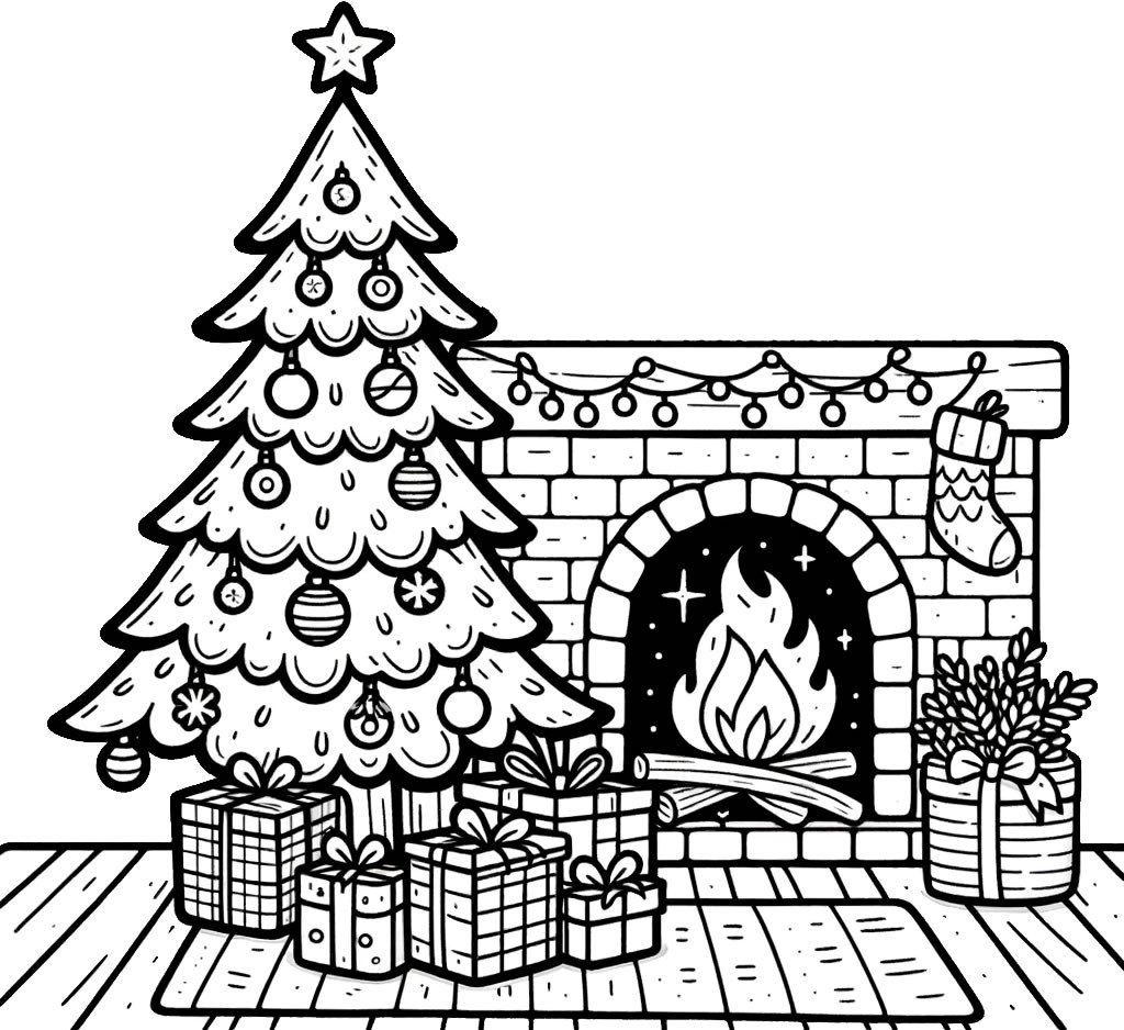 Christmas Coloring Pages - Free PDF Printables