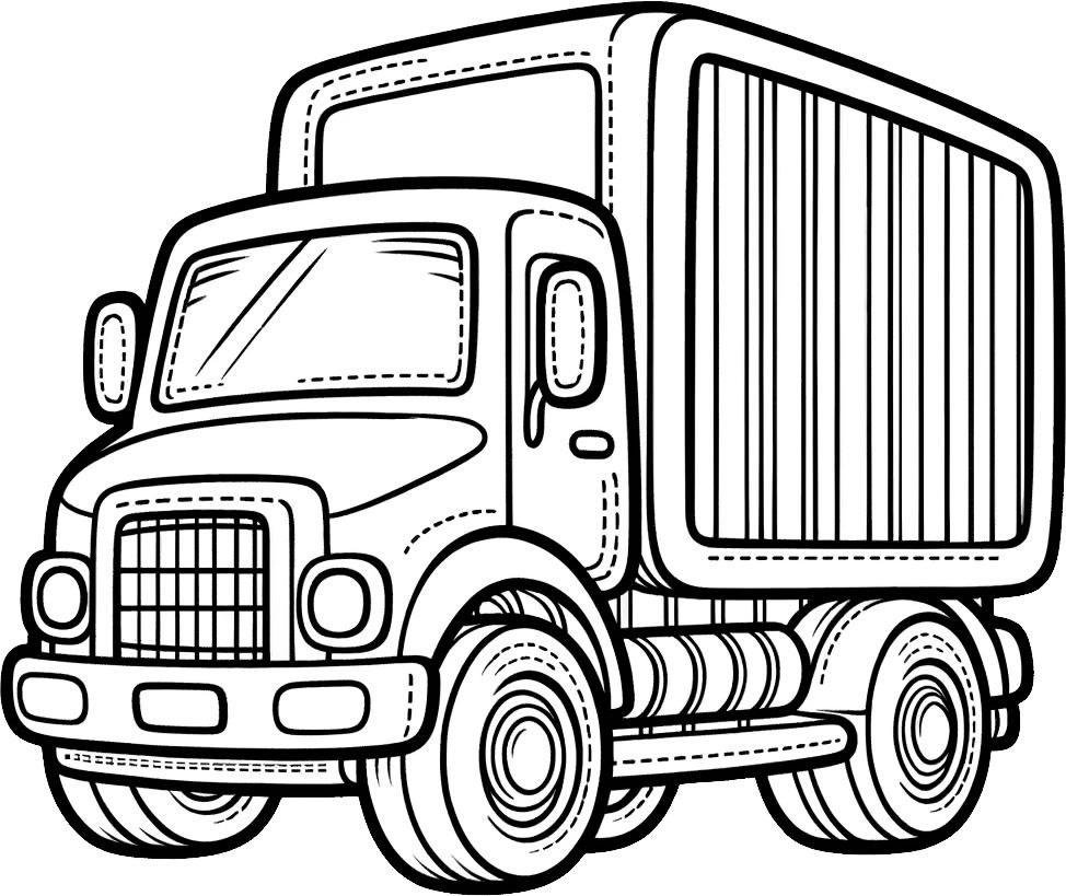 Truck Coloring Pages - Free PDF Printables