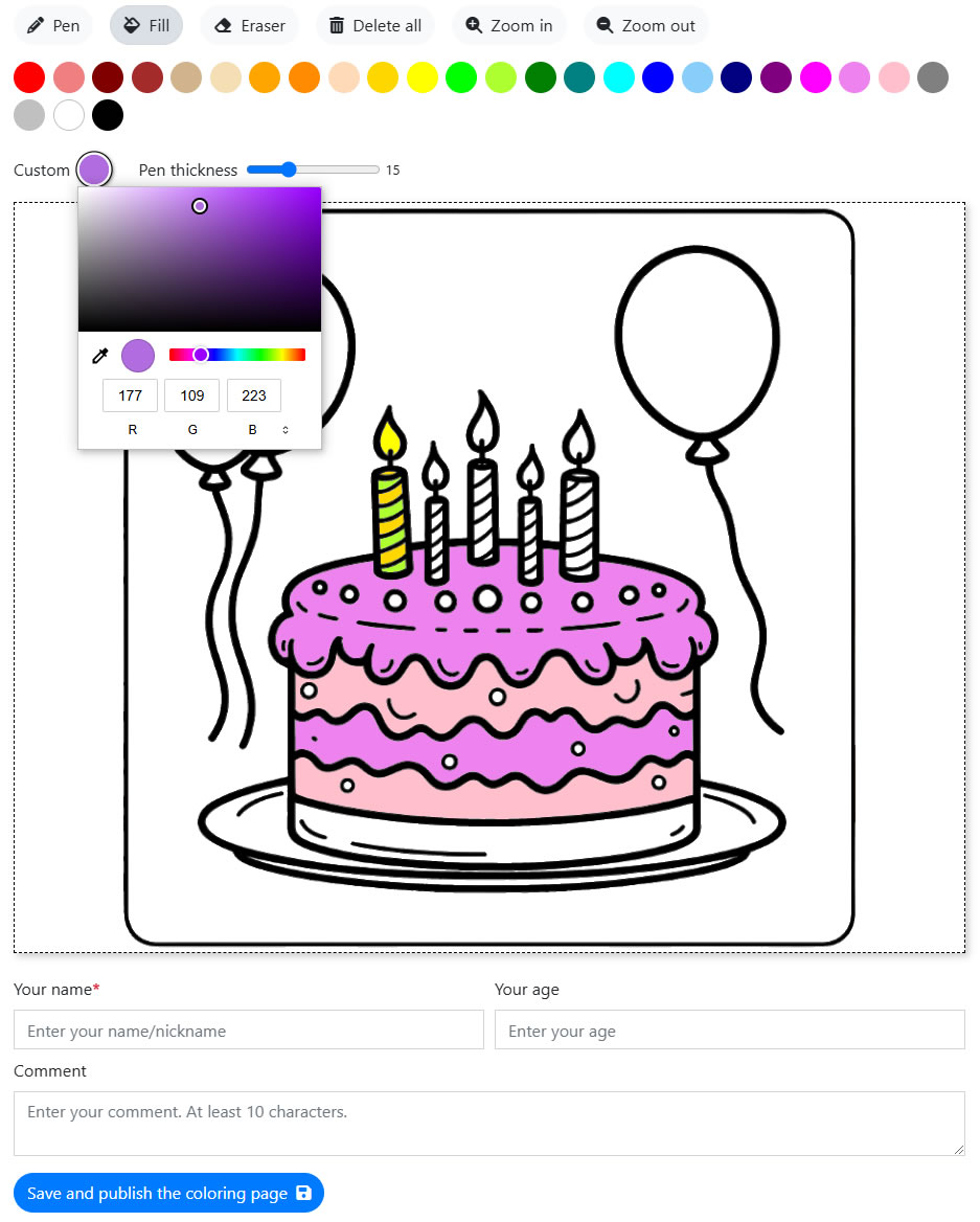 How to Color Online?