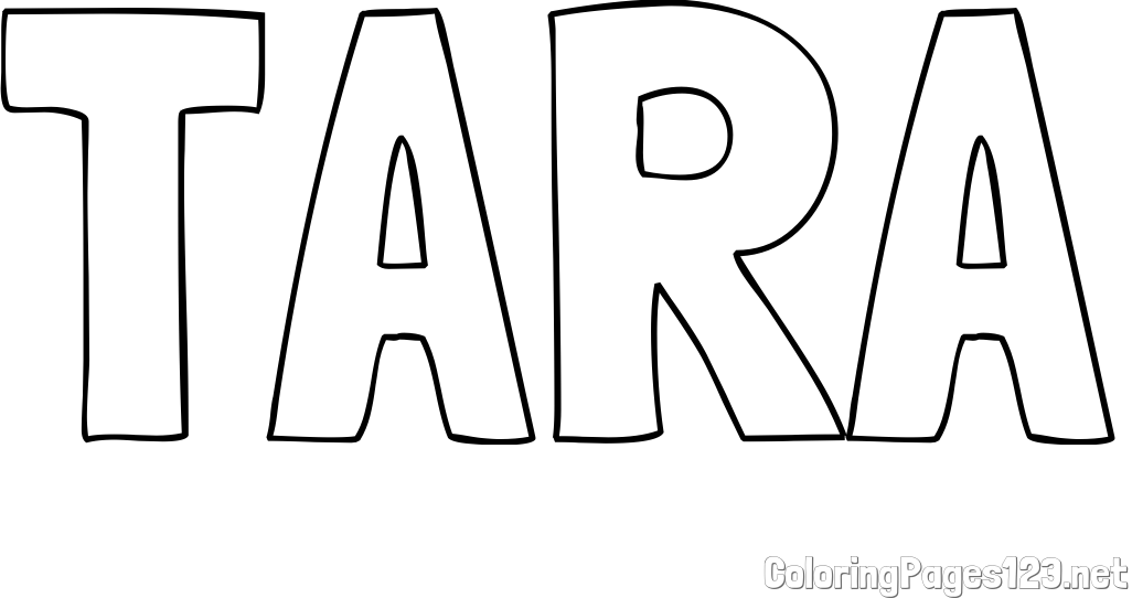 TARA Coloring Page