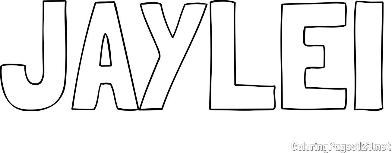 JAYLEI Coloring Page
