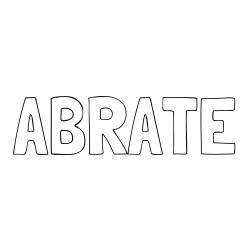 ABRATE Coloring Page