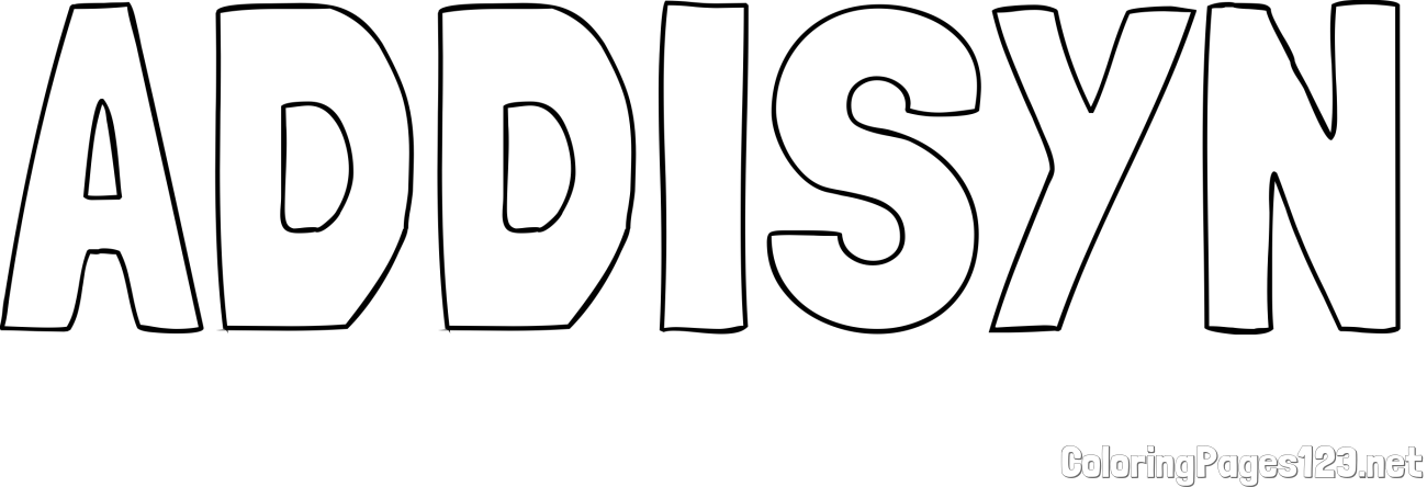 ADDISYN Coloring Page
