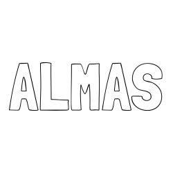 ALMAS Coloring Page