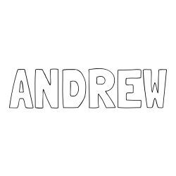 ANDREW Coloring Page