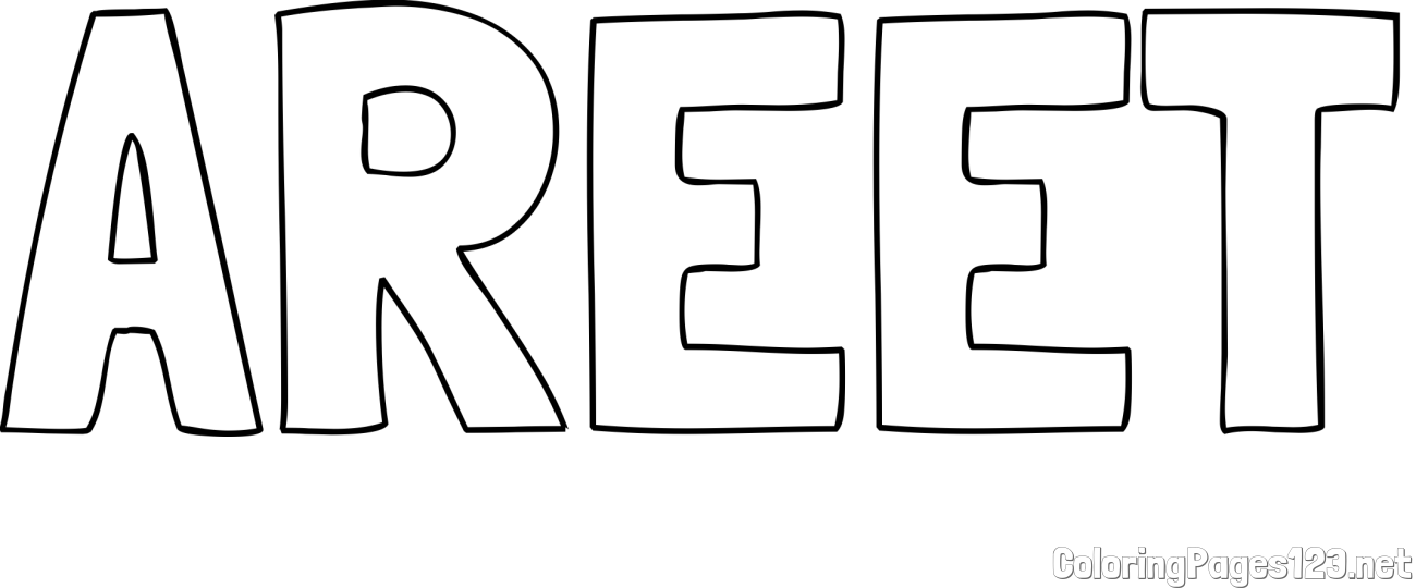 AREET Coloring Page
