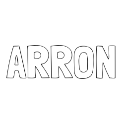 ARRON Coloring Page