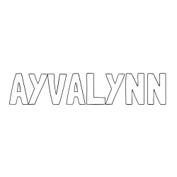 AYVA-LYNN Coloring Page