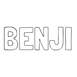 BENJI Coloring Page