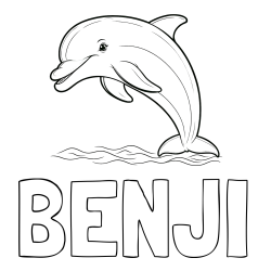 BENJI Coloring Page