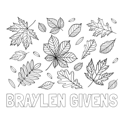 BRAYLEN GIVENS Coloring Page