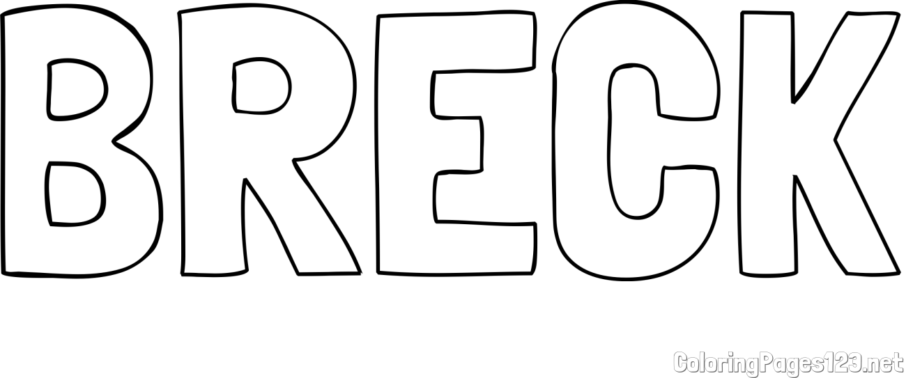 BRECK Coloring Page
