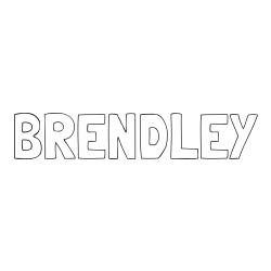 BRENDLEY Coloring Page