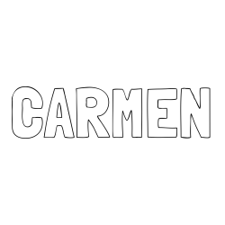 CARMEN Coloring Page