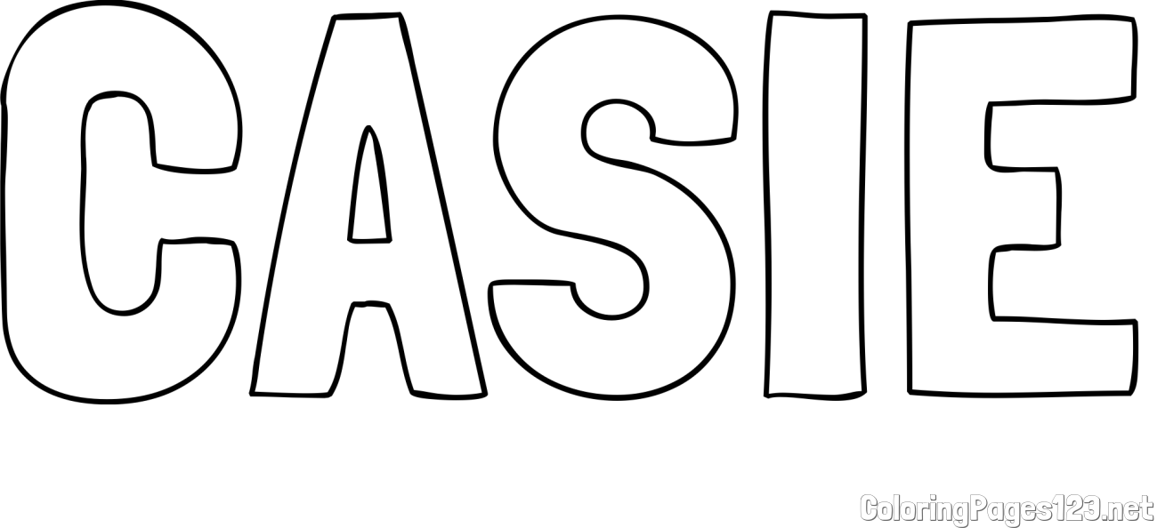 CASIE Coloring Page