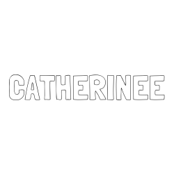 CATHERINEE Coloring Page