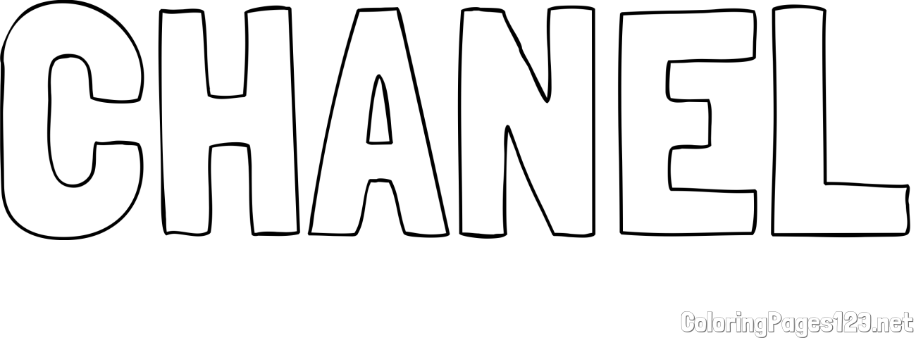 CHANEL Coloring Page