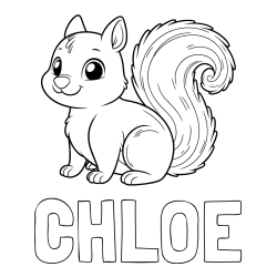 CHLOE Coloring Page