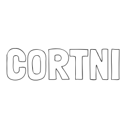 CORTNI Coloring Page