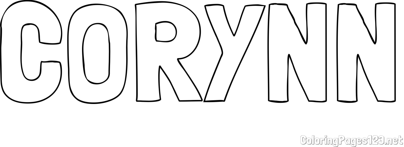 CORYNN Coloring Page