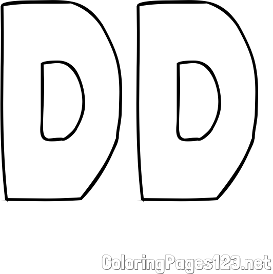 DD Coloring Page