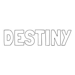DESTINY Coloring Page