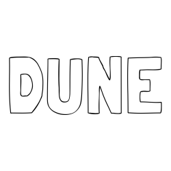 DUNE Coloring Page