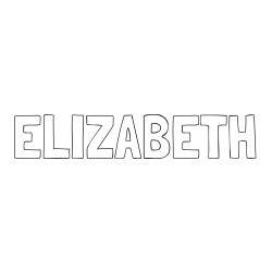 ELIZABETH Coloring Page