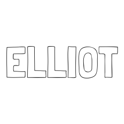 ELLIOT Coloring Page