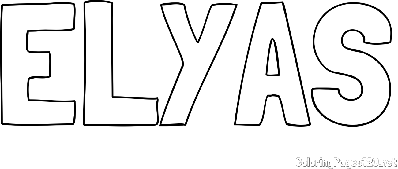 ELYAS Coloring Page
