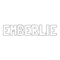 EMBERLIE Coloring Page