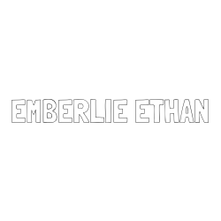 EMBERLIE ETHAN Coloring Page