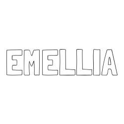 EMELLIA Coloring Page