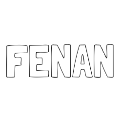 FENAN Coloring Page