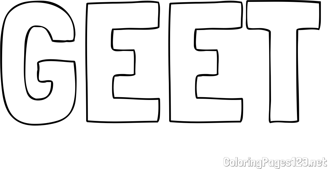 GEET Coloring Page