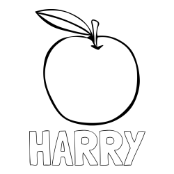 HARRY Coloring Page