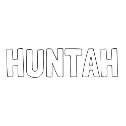 HUNTAH Coloring Page