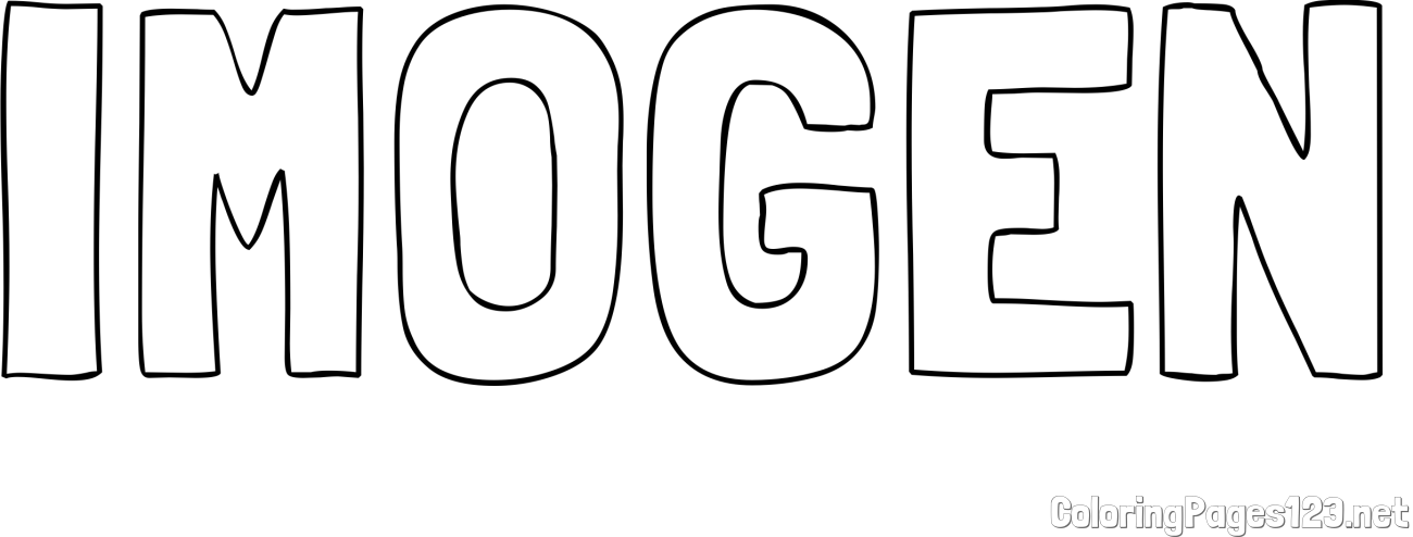 IMOGEN Coloring Page