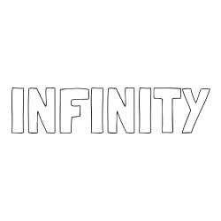INFINITY Coloring Page
