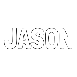JASON Coloring Page