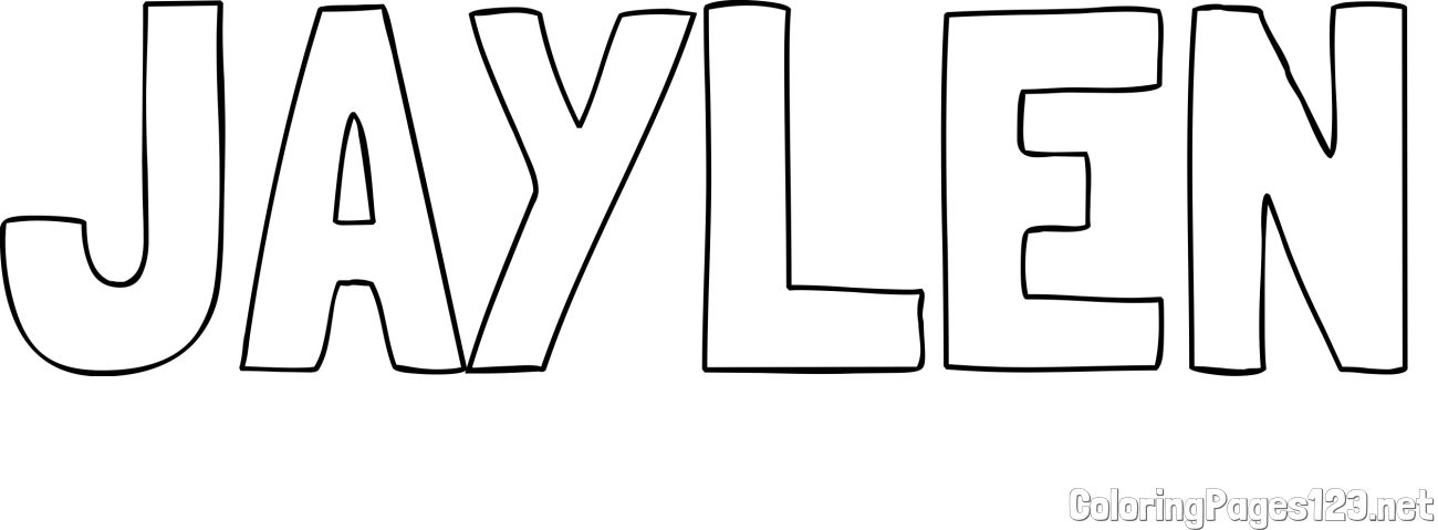 JAYLEN Coloring Page