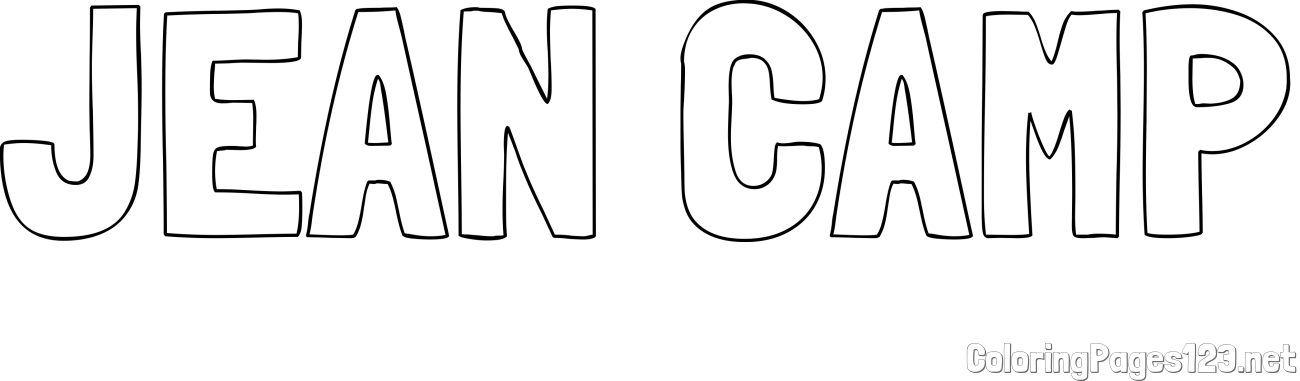 JEAN CAMP Coloring Page