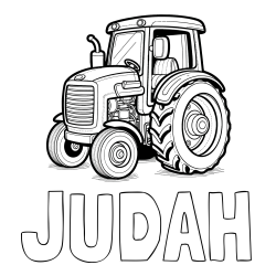 JUDAH Coloring Page