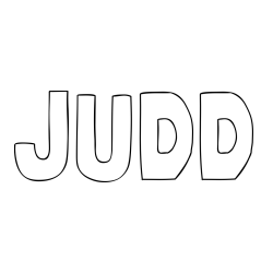 JUDD Coloring Page