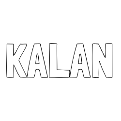KALAN Coloring Page