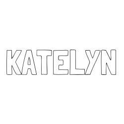 KATELYN Coloring Page