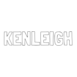 KENLEIGH Coloring Page