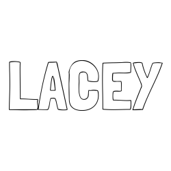 LACEY Coloring Page