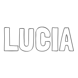 LUCIA Coloring Page