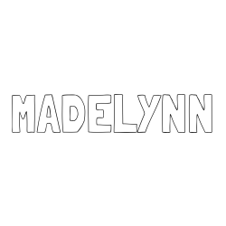 MADELYNN Coloring Page